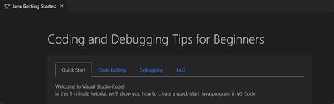 Rename Java Getting Started Page For Confusion · Issue 809 · Microsoftvscode Java Pack · Github