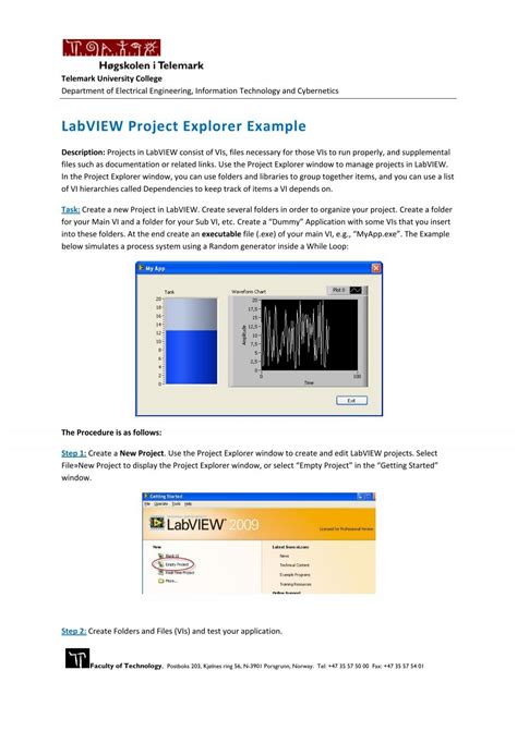 LabVIEW Project Explorer Example