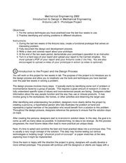 Arduino Lab Arduino Lab Procedure Mechanical Engineering Introduction To Design