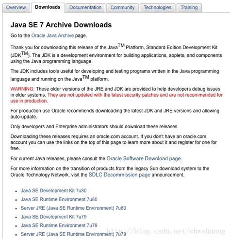 Java历史版本下载 Larybird 博客园