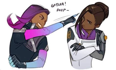 Sombra X Symmetra 🤔 Overwatch Amino Español Amino