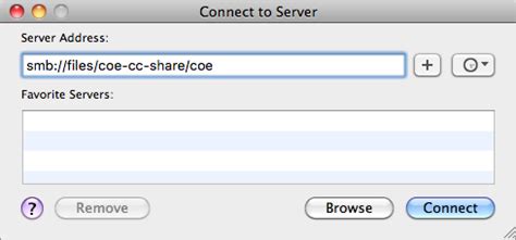 How To Map A Network Drive In Mac OS X College Of Education Tech Help