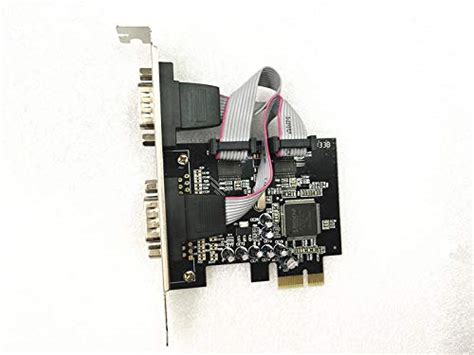 PCI Express To Ports DB Serial RS Com Male Card PCI E Dual RS Ports Adapter MosChip