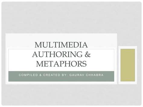 Multimedia Authoring Tools Ppt Desktop Publishing Computer Software And Applications