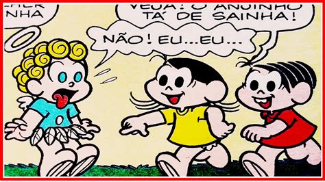 O Anjinho Esta De Saia HistÓrias Em Quadrinhos Quadrinhos Turma Da