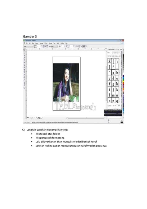 Gambar 1 Export File Corel Docx