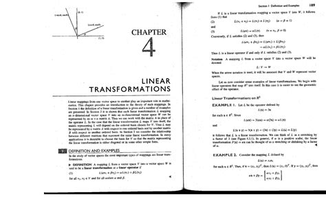 Lecture Notes On Linear Transformations Math 601 Docsity