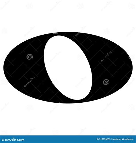 Monochrome Vector Graphic Of A Semibreve Note As Used In Sheet Music To