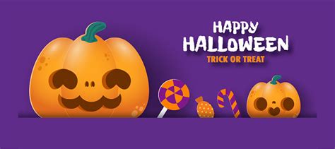 해피 할로윈 트릭 또는 치료 배너 종이 컷 스타일 배경 벡터 일러스트 레이션 밤 구름과 호박재미있는 파티 축하 초대 판매 프로모션 웹 및 텍스트 장소 10월에 대한 스톡