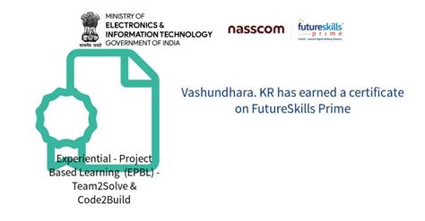 Vashundhara Kr On Linkedin Posted From Futureskills Prime