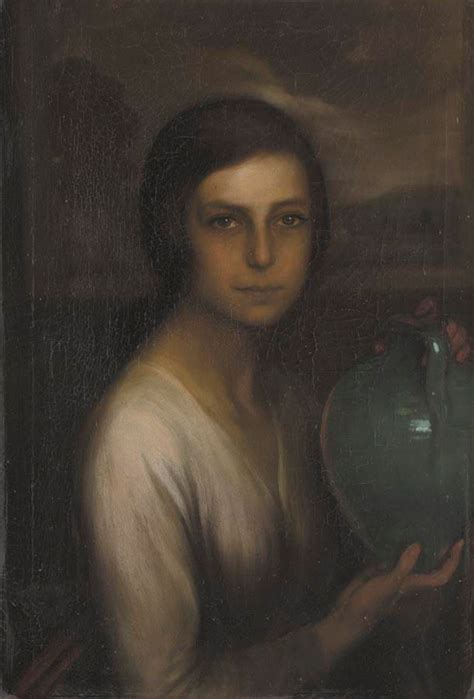Julio Romero De Torres La Nina De CÓrdoba The Girl From CÓrdoba