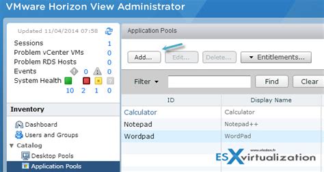 How To Publish Rds Application In Horizon View 6 Esx Virtualization