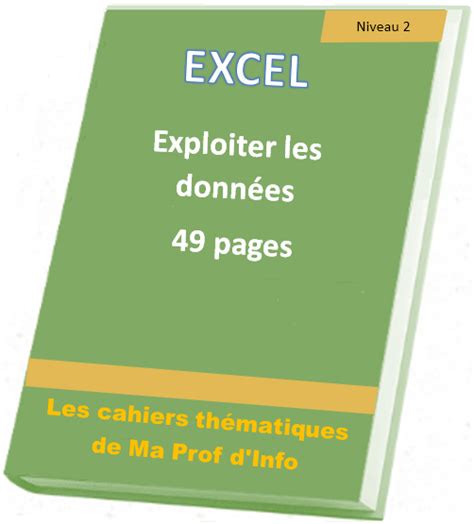 EXCEL Exploiter les données
