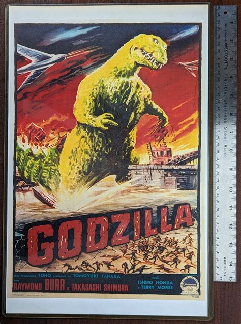 Godzilla 1954 Poster English