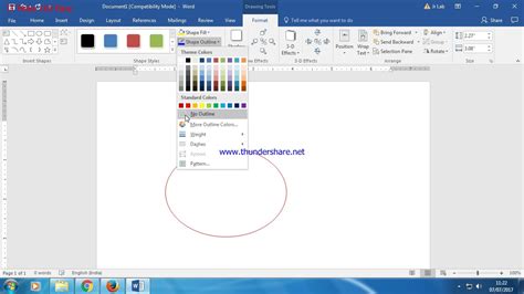 How To Change Outline Color Of Shapes YouTube