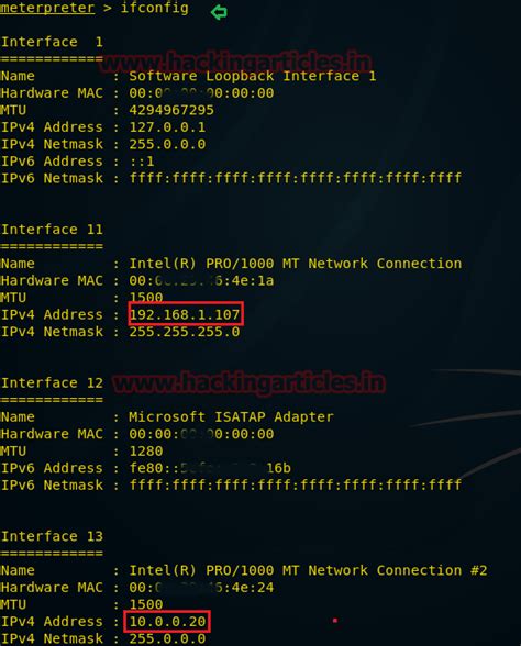Telnet Pivoting Through Meterpreter Hacking Articles