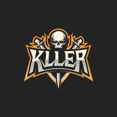 Logo Design For Killer Sleek Text With Deathbringer Symbol For Internet Industry Ai Logo Maker