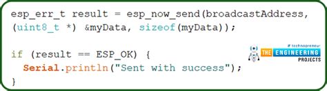 ESP NOW Protocol With ESP And ESP The Engineering Projects