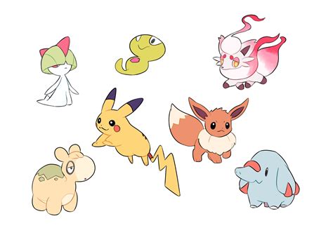 Pikachu Eevee Ralts Hisuian Zorua Zygarde And 3 More Pokemon