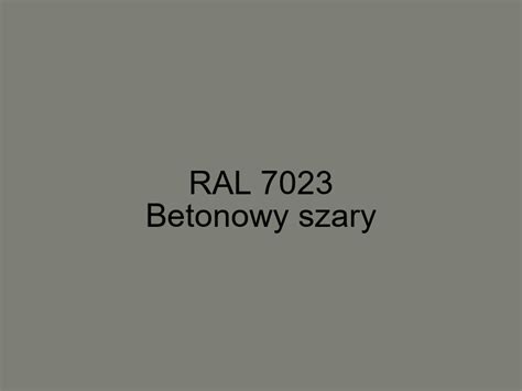 Ral 7023 Betonowy Szary Concrete Grey Ral Classic Paleta