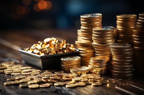 Premium Ai Image Rising Gold Prices Investment Concept