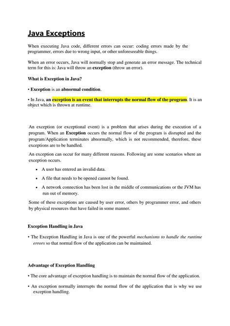 Exception As Examples At Evan North Blog