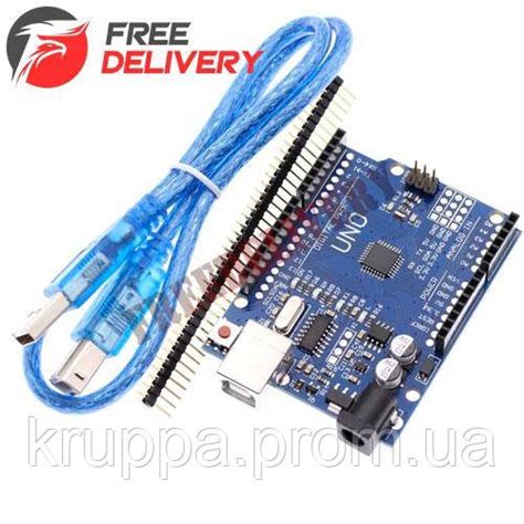 Купити Плата Arduino Uno R3 Atmega328p Au Usb Avr Usb кабель Kr ціна 365 20 ₴ Prom Ua Id
