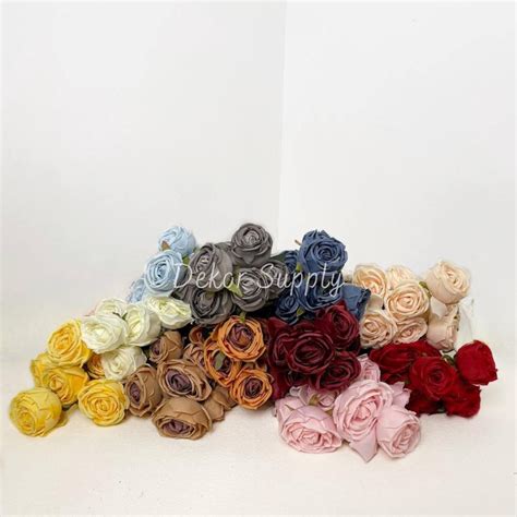 Jual Bunga Mawar 9 Kuntum Bunga Bunga Artifcial Rose Diamond Import