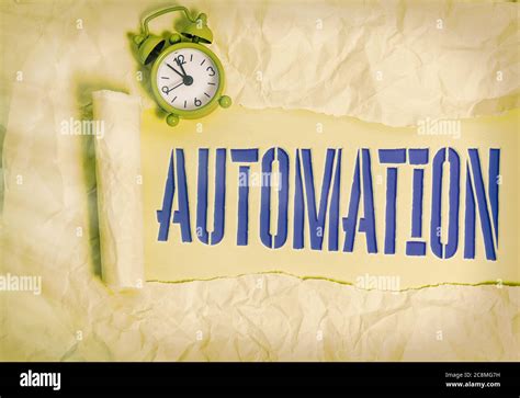 Handwriting Text Writing Automation Conceptual Photo Automatically Controlled Operation Of An