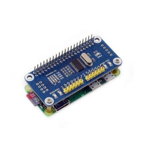 serial expansion hat for raspberry pi i2c interface 2 ch uart 8