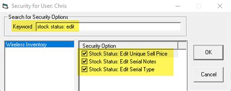 Updating Serial Type Unique Price And Notes