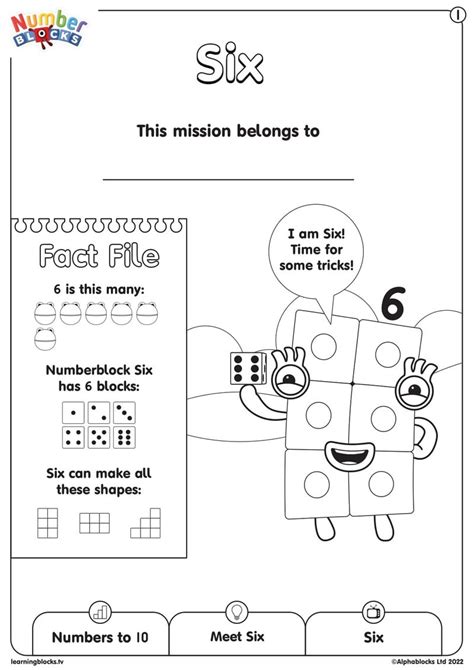 Numberblocks Episodes Six