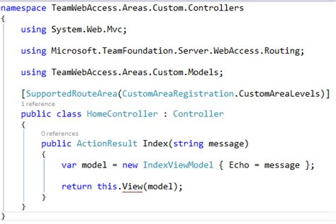 Await Wisdom How To Extend Tfs Team Web Access