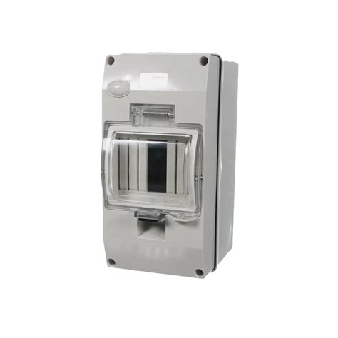 Switchboard 4 Module Surface Mount Weatherproof Ip66 With Copper Bars