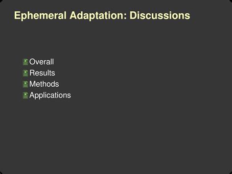 Ppt Ephemeral Adaptation Spatial Graphical Temporal Forms And User Preferences Powerpoint