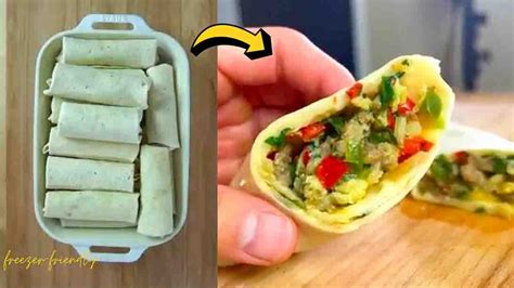 Freezer Friendly Breakfast Burritos Recipe Diy Joy