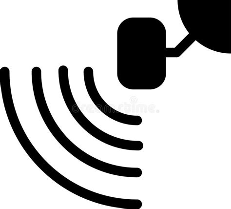 Motion Sensor Icon Movement Sensor Symbol In Flat Style For Your Web