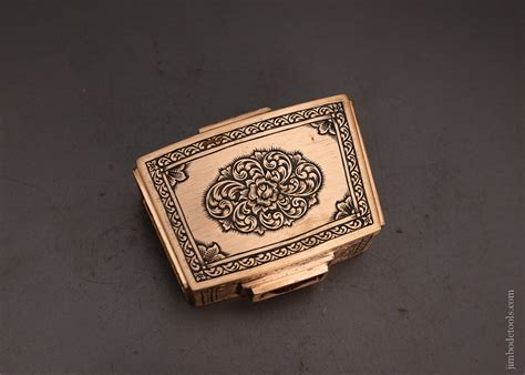 Studley Chest Style Gunmetal Mallet Head Lavishly Engraved In The Ukra