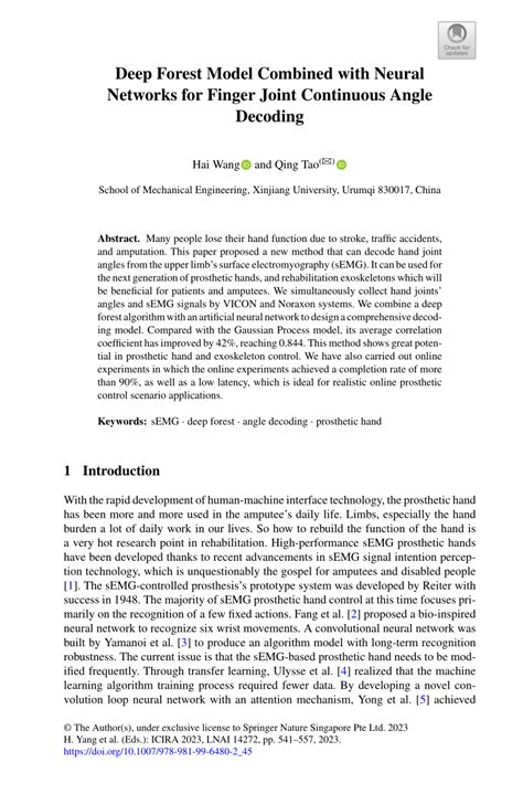 pdf deep forest model combined with neural networks for finger joint