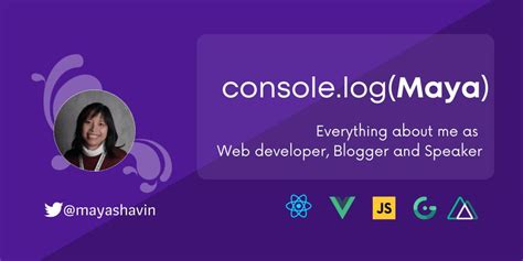 Maya Shavin On Linkedin Maya Shavin Web Developer Speaker Blogger Bookworm