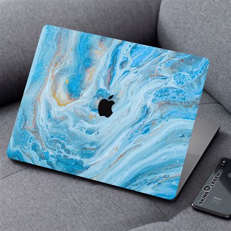Laptop Skin For Apple Macbook Sky Blue Stone Art Skinslegend
