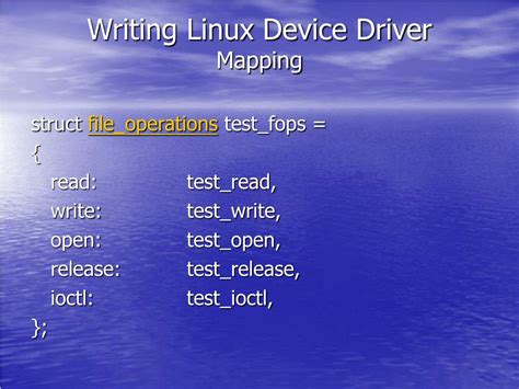 PPT Linux Driver Overview PowerPoint Presentation Free Download ID