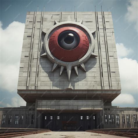 Premium Photo Totalitarian Surveillance Exploring Communist Ussr Architecture In Big Brother
