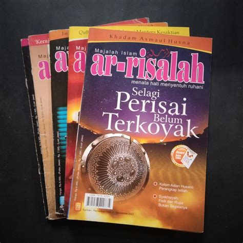 Jual Majalah Islam Ar Risalah Menata Hati Menyentuh Ruhani Shopee Indonesia