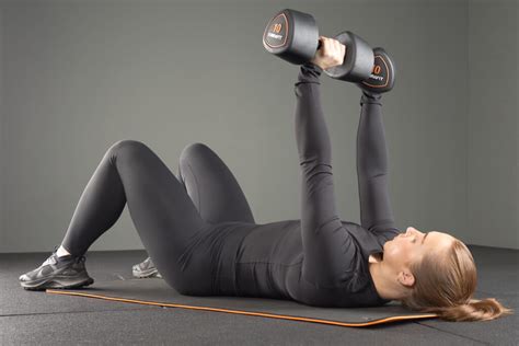 Dumbbell Chest Workout Without A Bench Mirafit