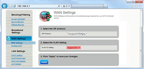 Wan Settings Advanced Modem Setup Brightspeed