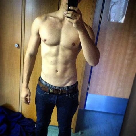 Guy Selfie Abs No Face