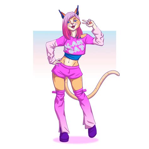 Anthropomorphic Cat Girl By Rezahales On Deviantart
