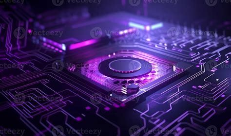 Vr Reality Microchip Circuit Electronic Computer Simulation Internet Networking Signal