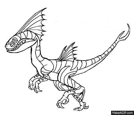 How To Train Your Dragon Coloring Pages Triple Strike